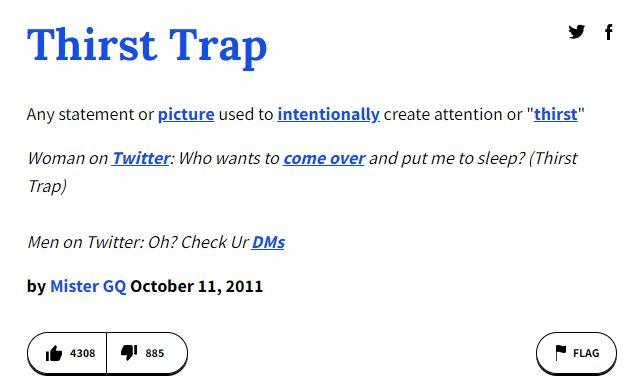 thirst trap | Thirst Trap | Know Your Meme