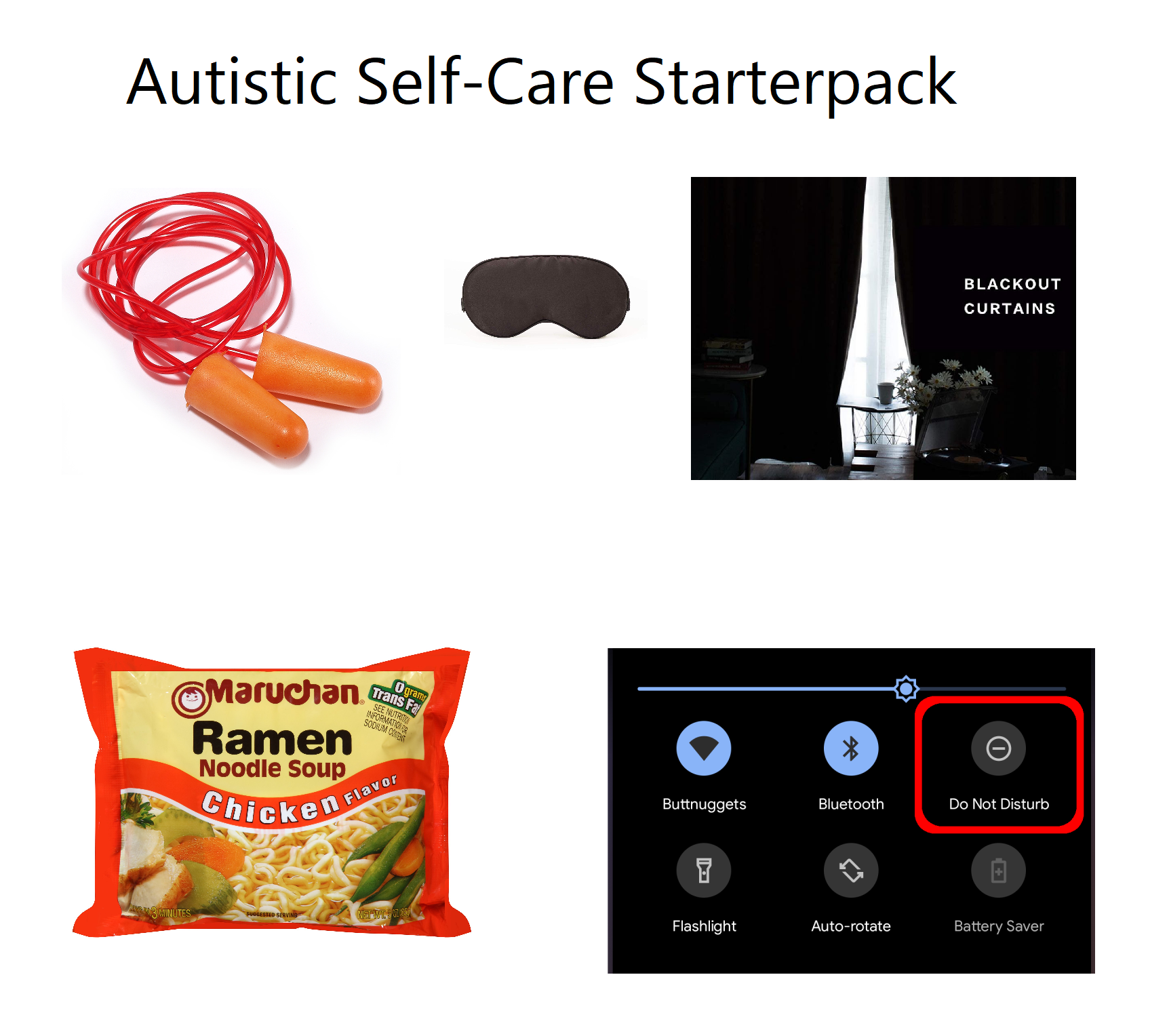 Autistic Self-Care Starterpack | /r/starterpacks | Starter Packs | Know ...
