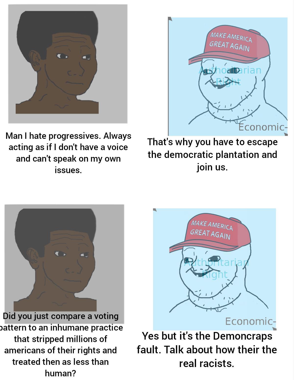 just because we hate woke shit doesn't mean we like republicans | /r ...