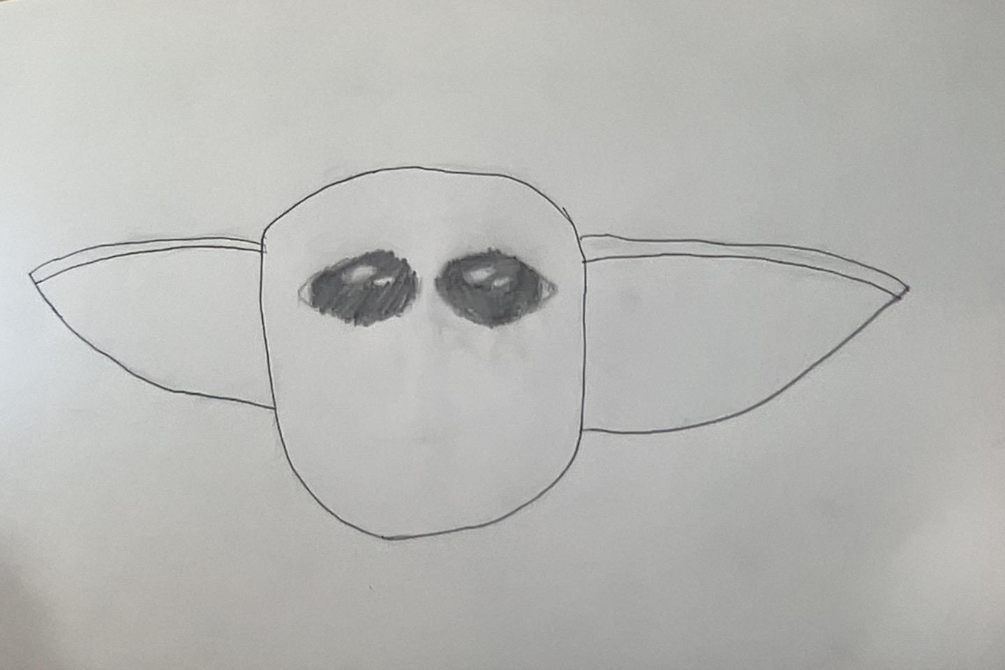 Im tryna draw Grogu but i cant figure out the mouth. any ideas? | /r ...