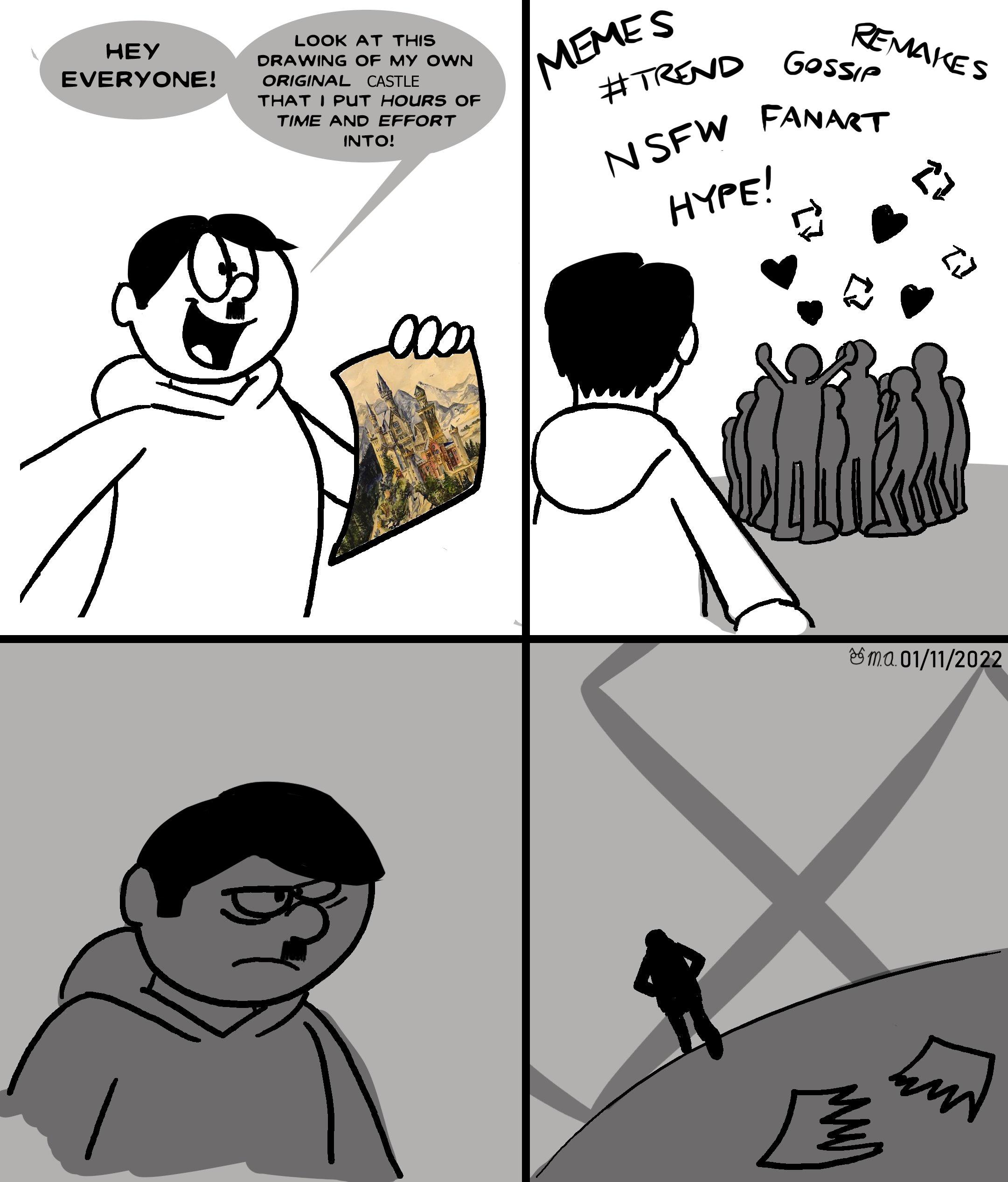 Hitler Gets Rejected From Art School Hey Everyone Look At This 