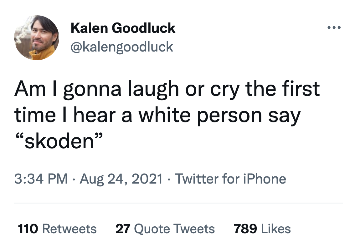 White People Saying Skoden Meme | Skoden / Stoodis | Know Your Meme