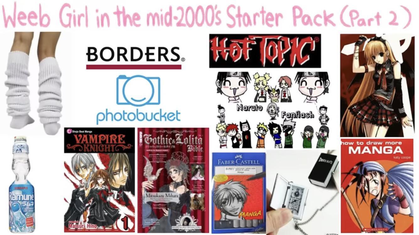 Weeb girl in the mid 2000s starter pack - part 2 (from emirichu) | /r ...