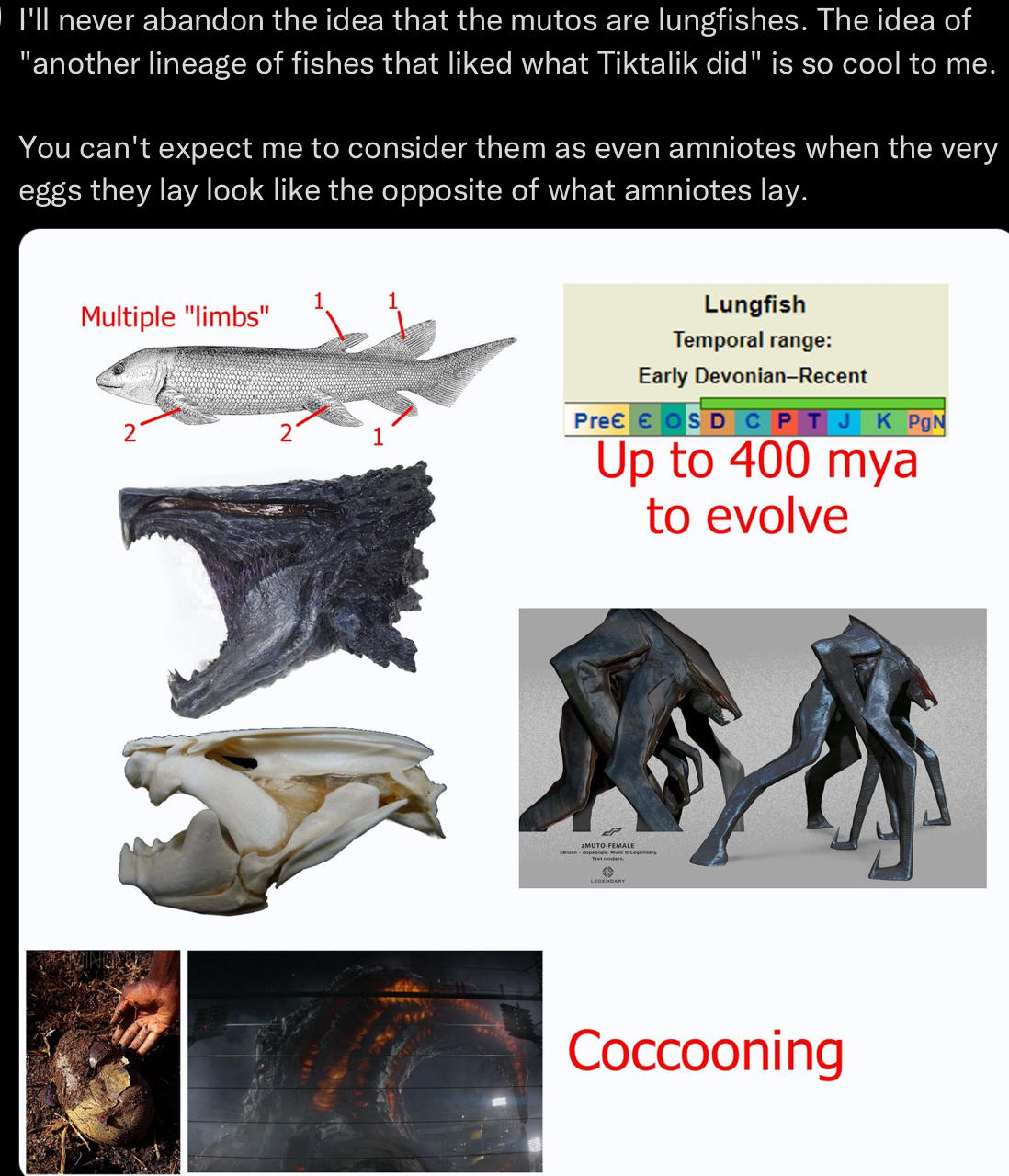 Muto lungfish | Godzilla | Know Your Meme