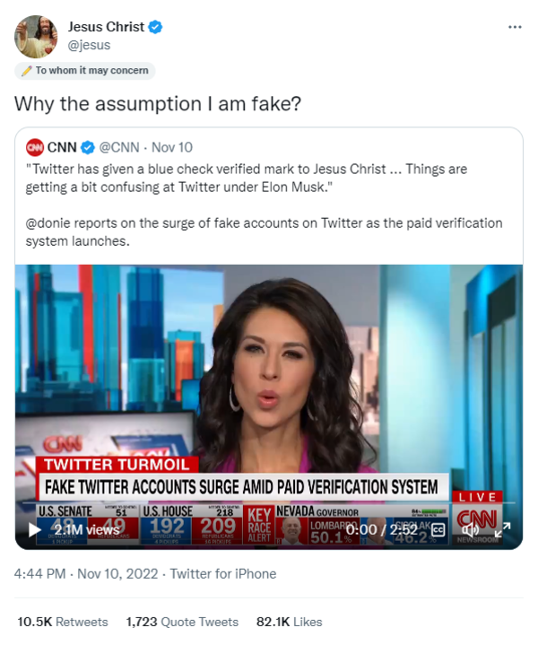 Why the assumption I am fake? | Twitter Blue Verified Impersonations ...