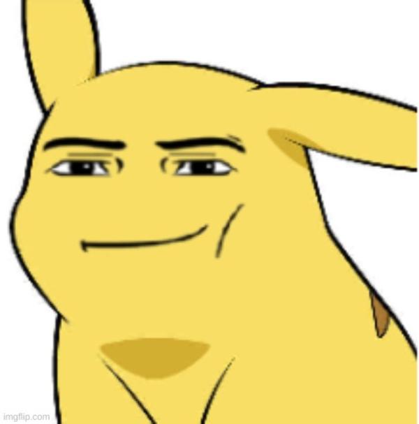 Pikachu with a Man Face | Give Pikachu a Face | Know Your Meme