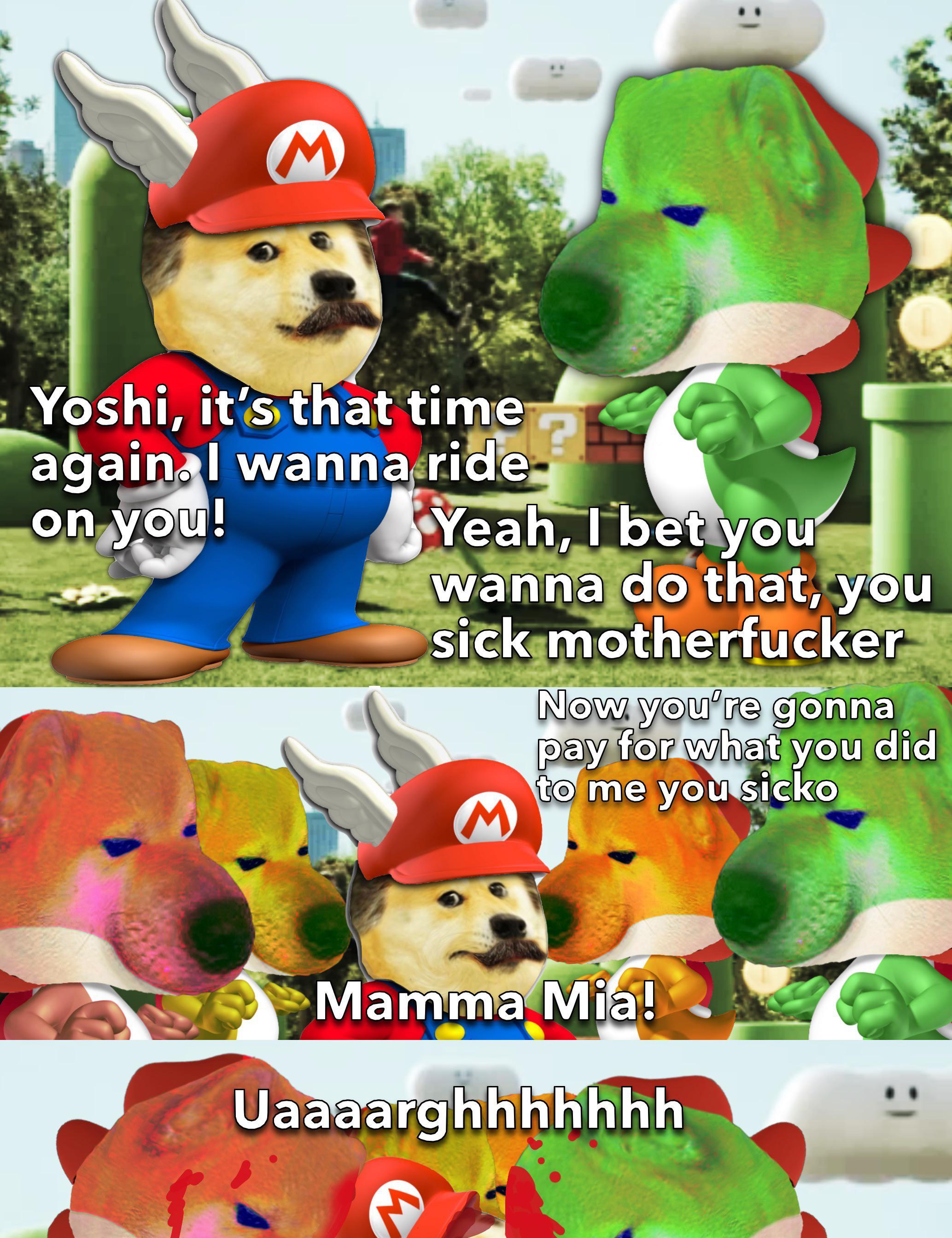 Le wholesome Mario experience has arrived | /r/dogelore | Ironic Doge ...