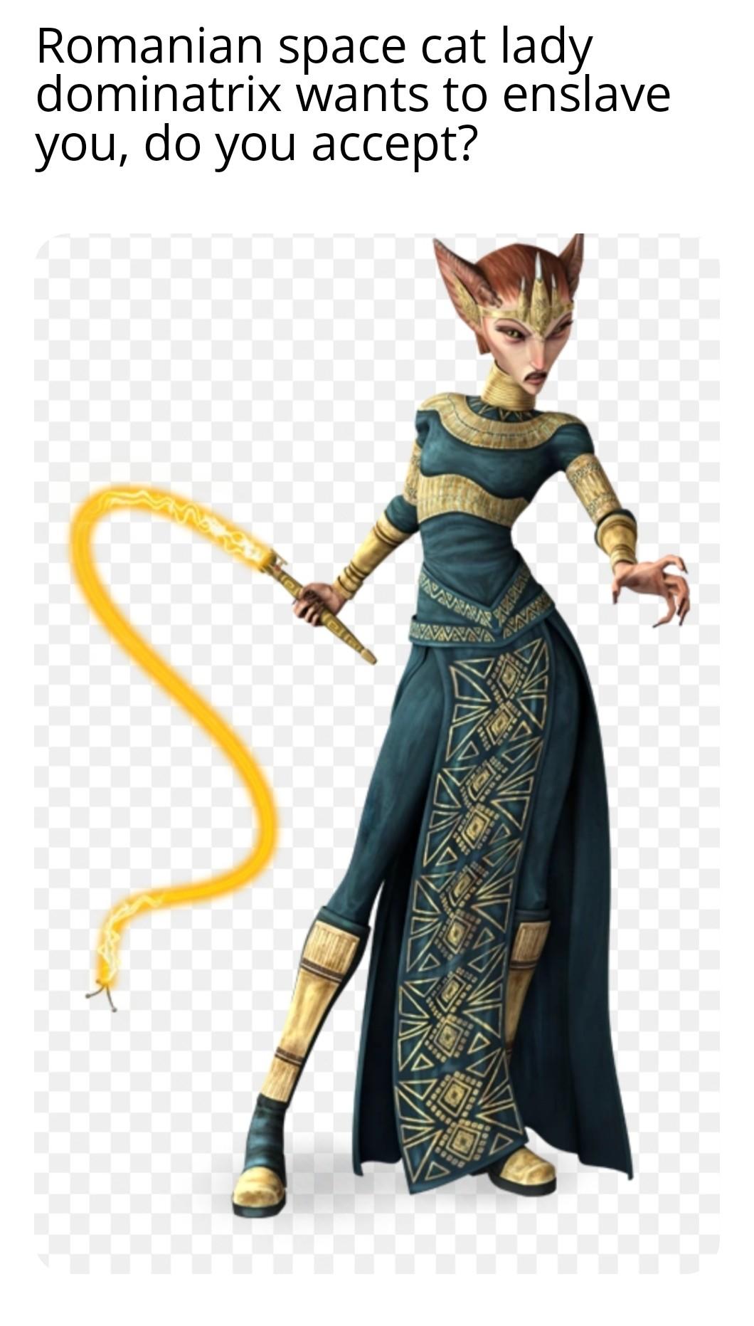 A: Yes, B: you cant convince me she wasn't someone's fetish made into a ...