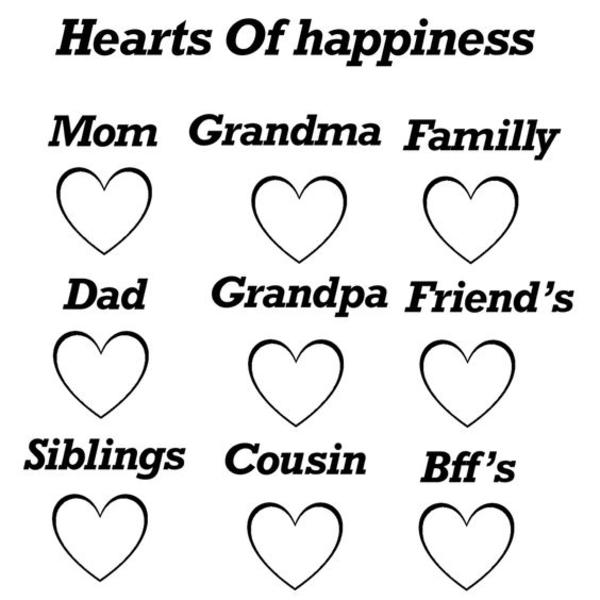 Hearts Of Happiness Template How Insecure Are You Hearts Of 