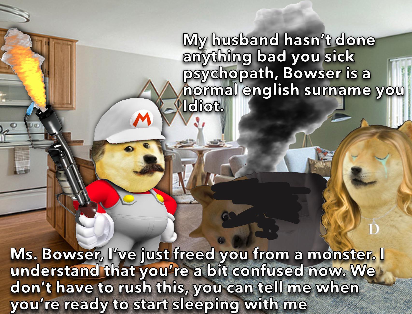 Le Fire Mario has arrived | /r/dogelore | Ironic Doge Memes | Know Your ...
