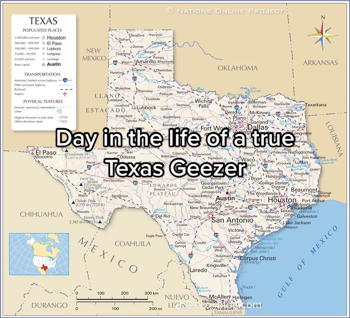 Day In The Life Of A True Texas Geezer | Day In The Life Of A True ...
