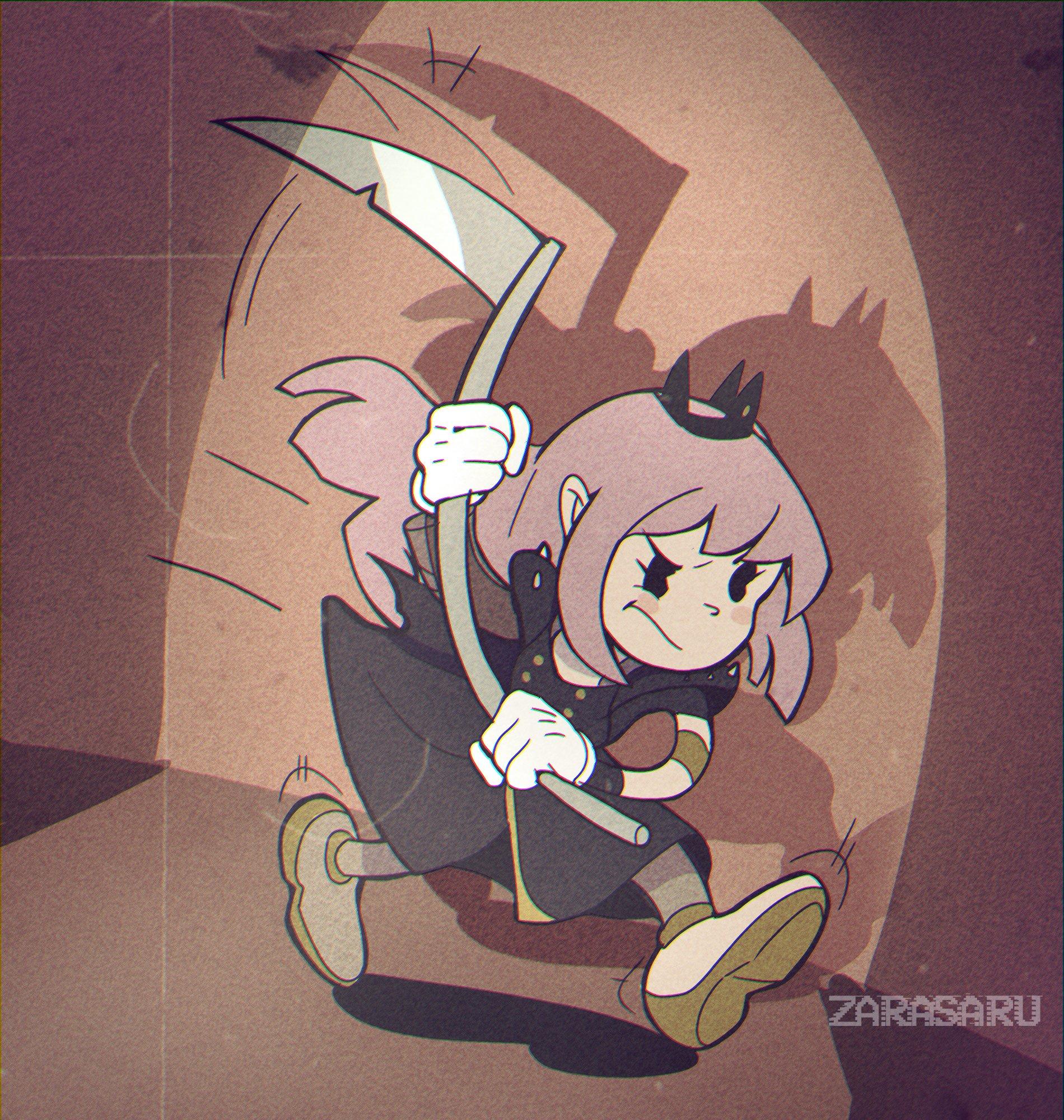 Cuphead-inspired Calli | Mori Calliope | Know Your Meme