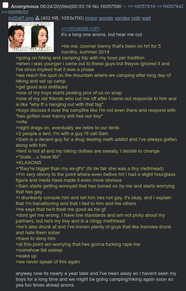 boymoder goes camping | Boymoder | Know Your Meme