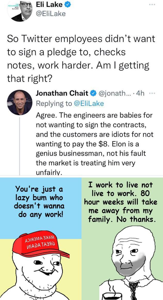 80 hour work weeks... | /r/PoliticalCompassMemes | Political Compass ...