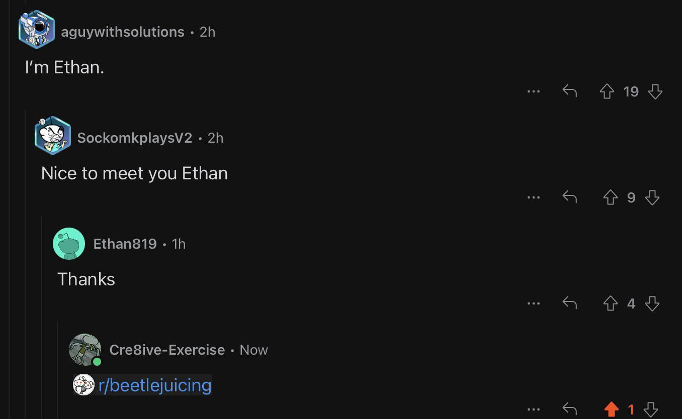 On a post about Elon acquiring Reddit | /r/beetlejuicing ...