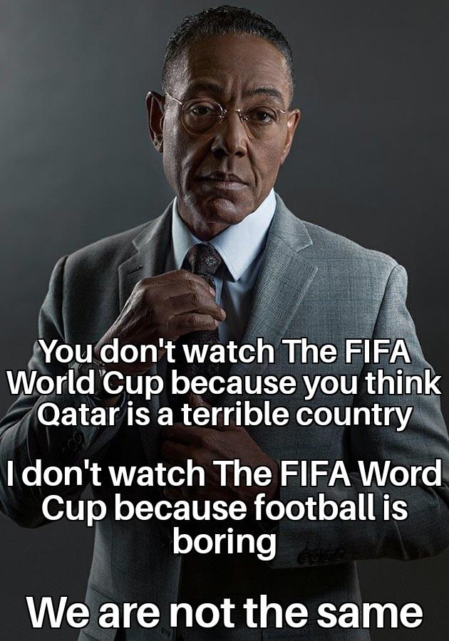 My reasons have nothing to do with human rights. | /r/memes | 2022 FIFA ...