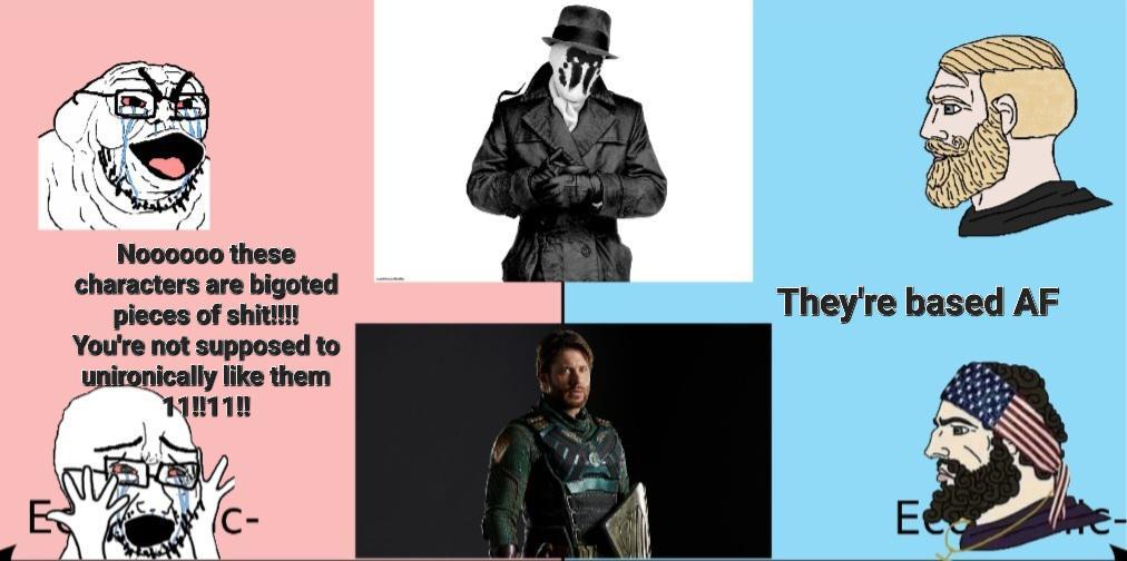 The left accidentally creating gigachads in their superhero ...