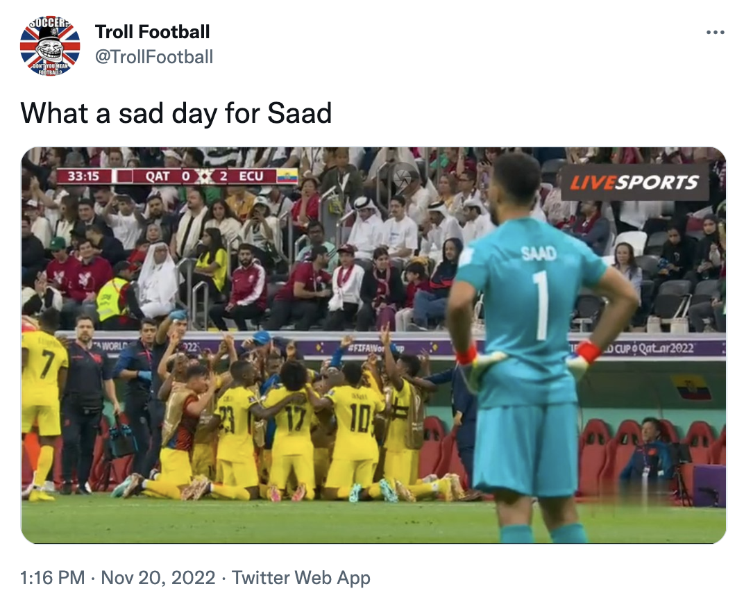 Qatar Goalkeeper Memes | Qatar Goalkeeper | Know Your Meme