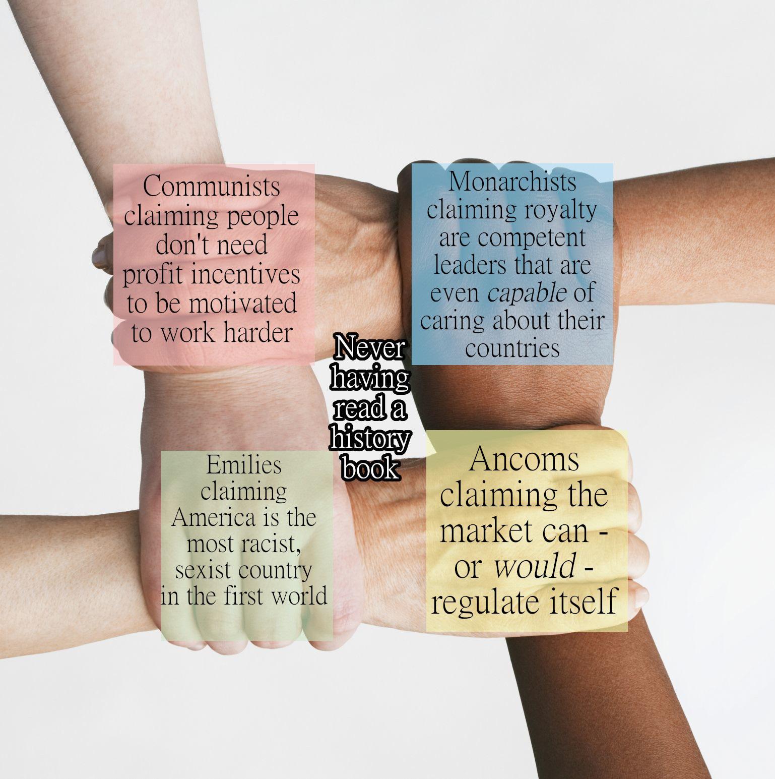 The best way to make your ideology look credible is to ignore the ...