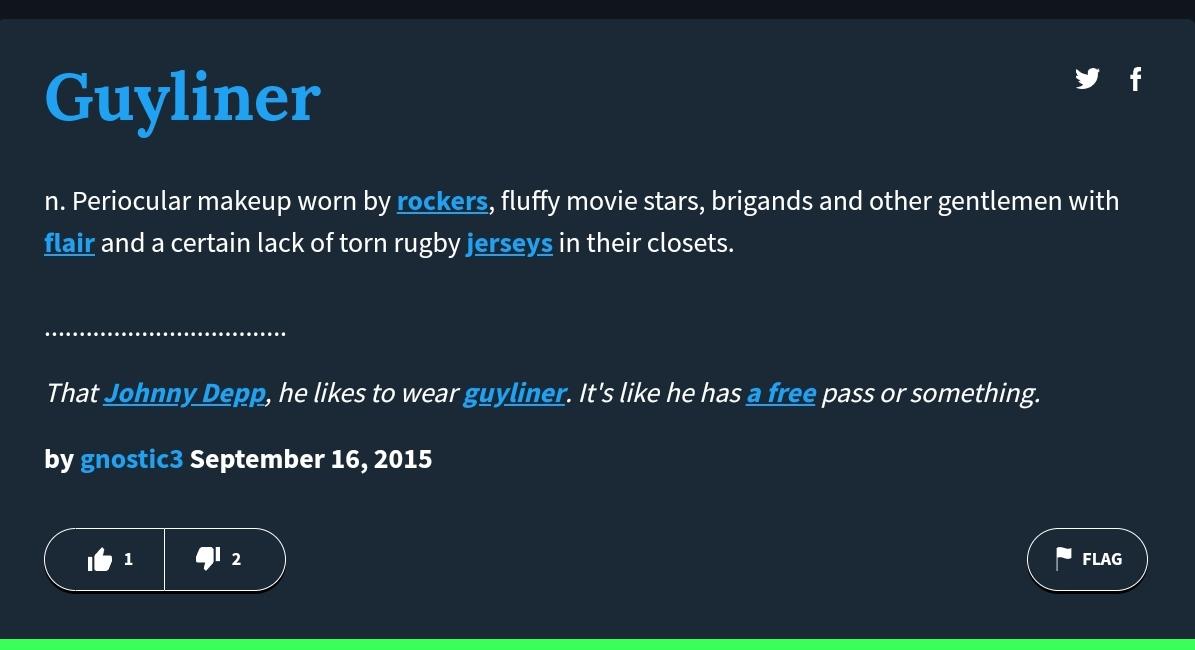 Guyliner definition | Urban Dictionary | Know Your Meme