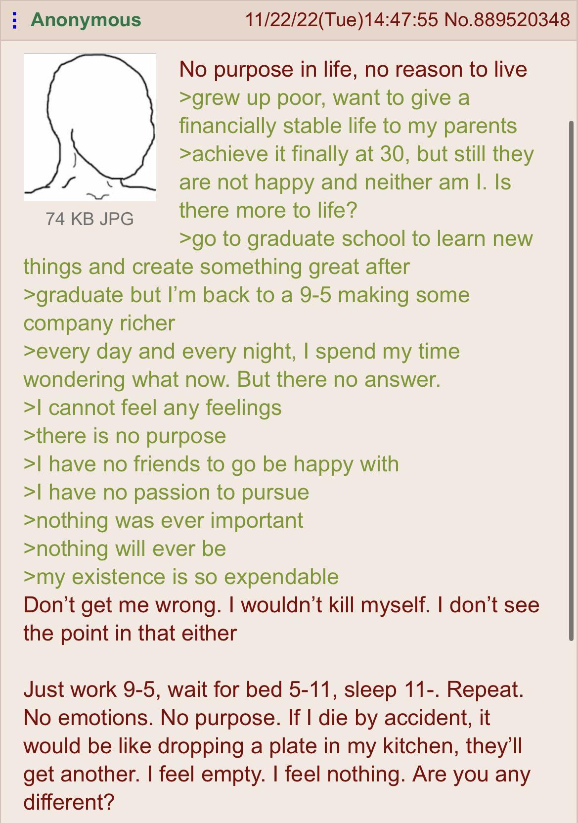 An emotionless bot | /r/Greentext | Greentext Stories | Know Your Meme