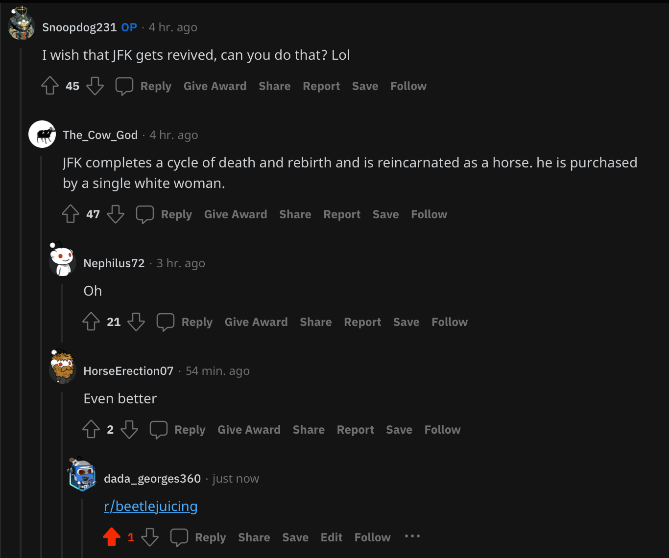 | /r/beetlejuicing/ | Beetlejuicing | Know Your Meme