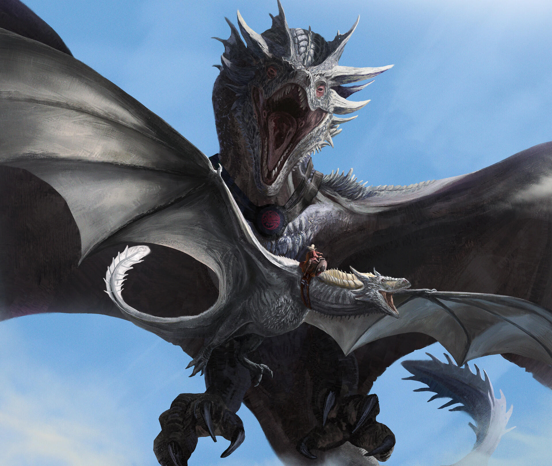 Balerion vs Quicksilver by Rudolph Hima | /r/FreeFolk | /r/freefolk ...