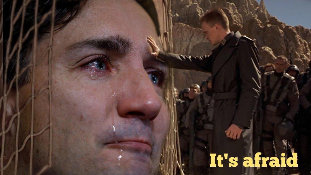Trudeau is afraid | It's Afraid | Know Your Meme