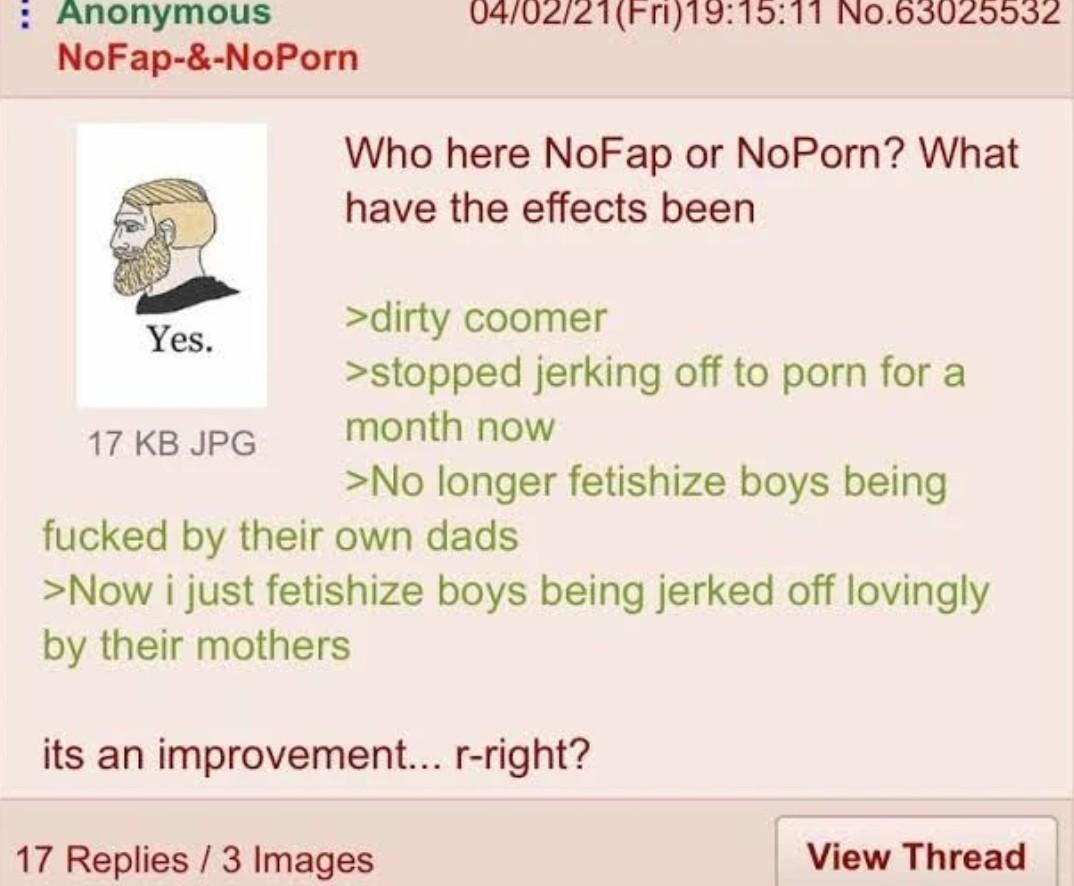 Nofap cures(?) anon | /r/Greentext | Greentext Stories | Know Your Meme