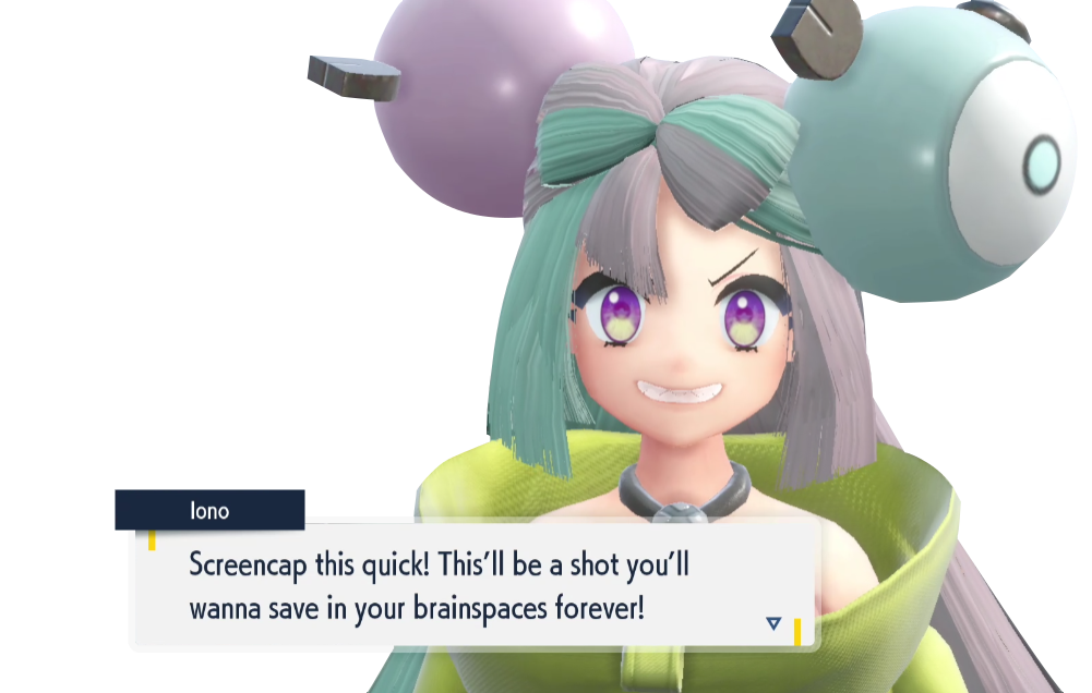Iono wants to be in the screencap | Iono | Know Your Meme