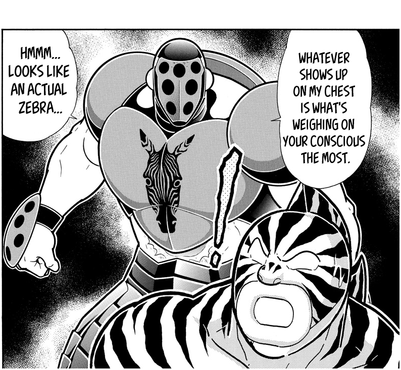 Who woul've guessed the guy dressed like a zebra, would have a zebra on ...