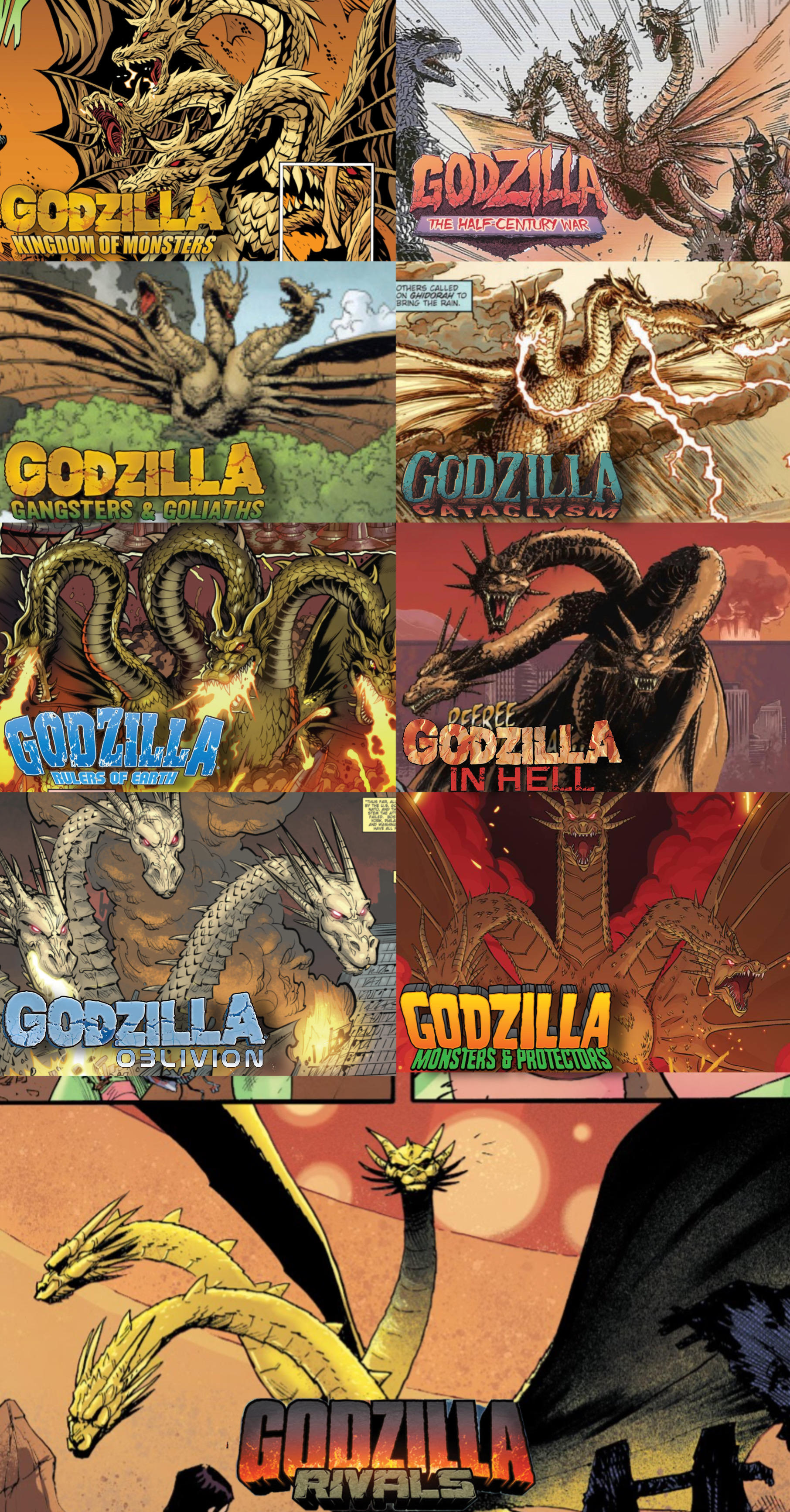 IDW Comics Ghidorah | Godzilla | Know Your Meme