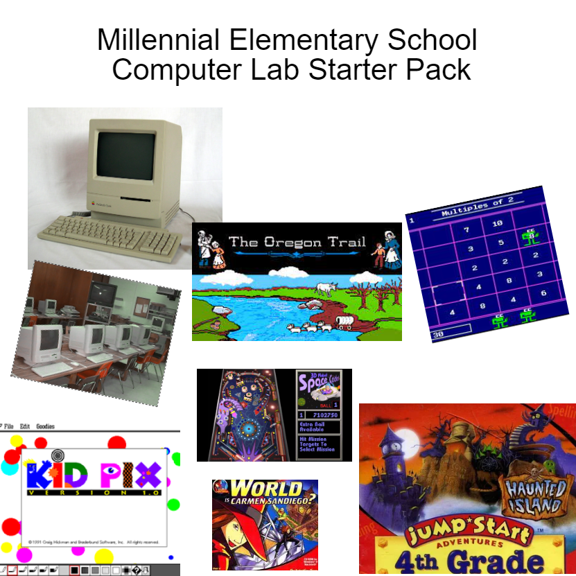 Millennial Elementary School Computer Lab Starter Pack | /r ...