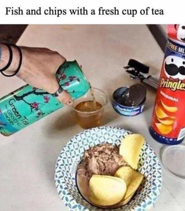 Classic British Meal in America | Know Your Meme