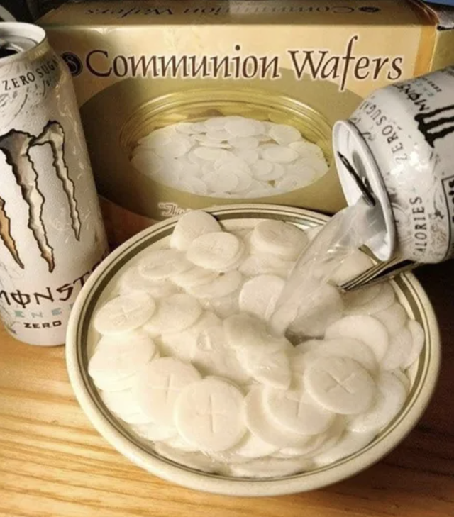 This Must Be How Priests Bless Communion Wafers | Know Your Meme