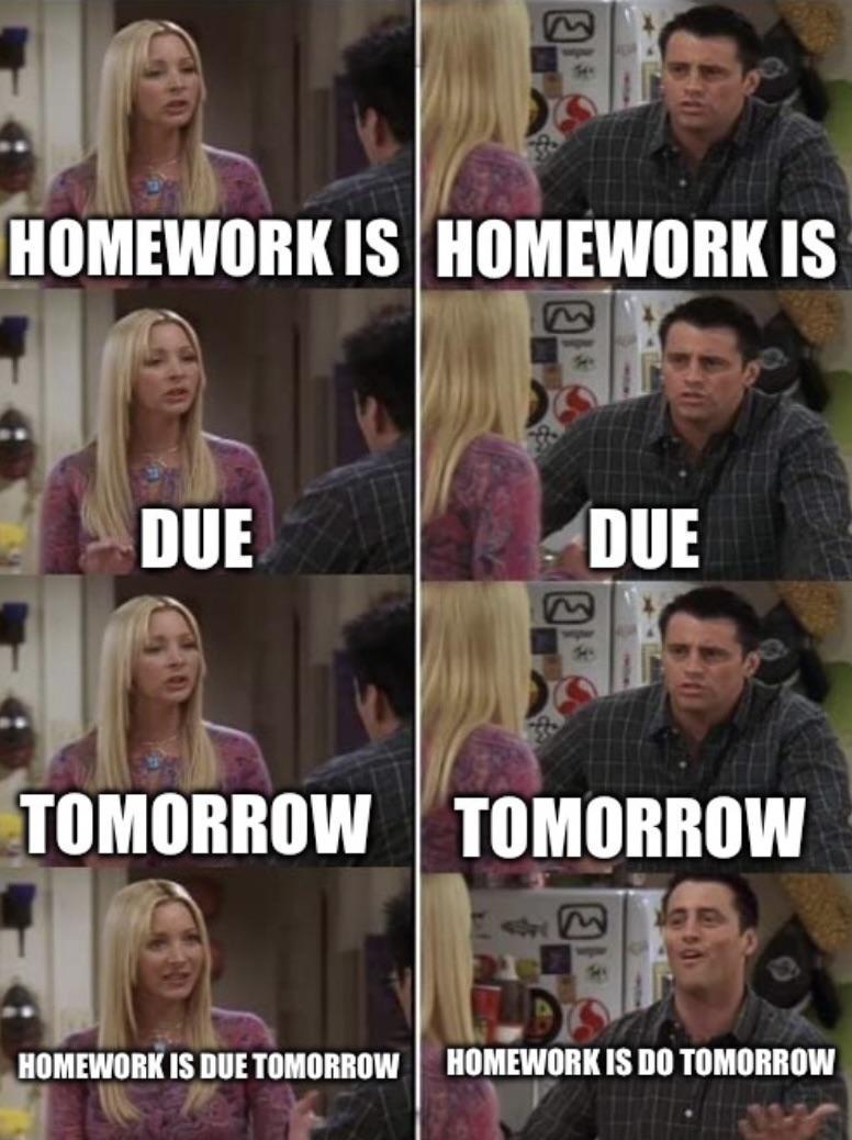 Me in school: | /r/memes | Phoebe Teaching Joey | Know Your Meme