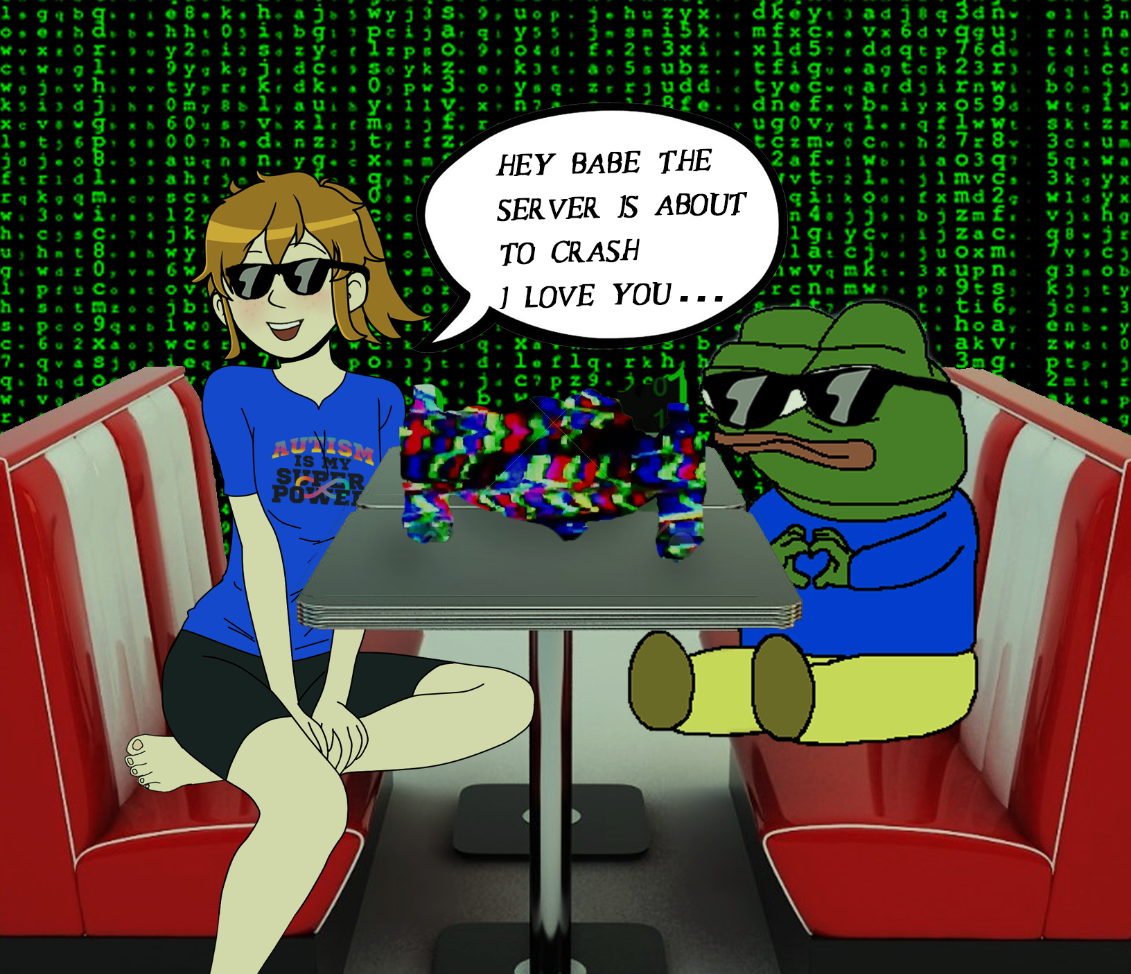 "Hey babe, the server is about to crash. I love you..." | Apu Apustaja ...