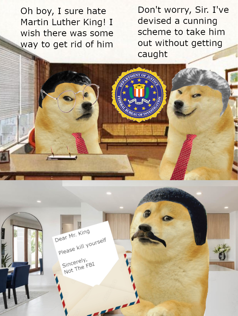 le COINTELPRO has arrived | /r/dogelore | Ironic Doge Memes | Know Your Meme