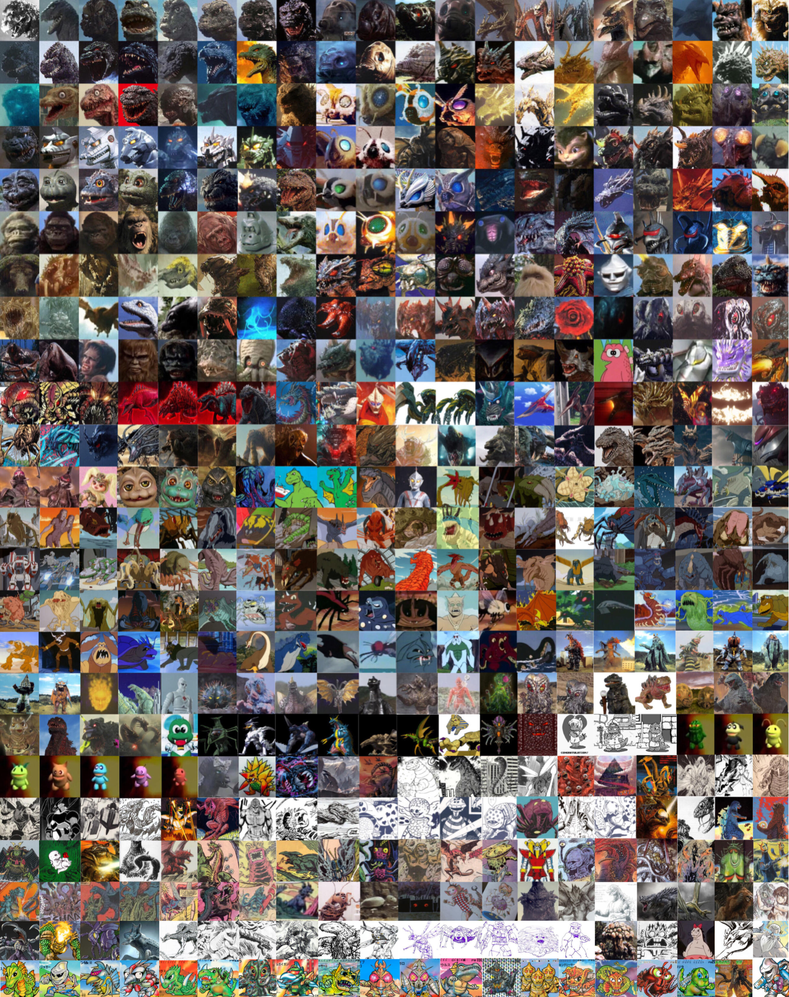 Every Godzilla monster ever V2 | Godzilla | Know Your Meme