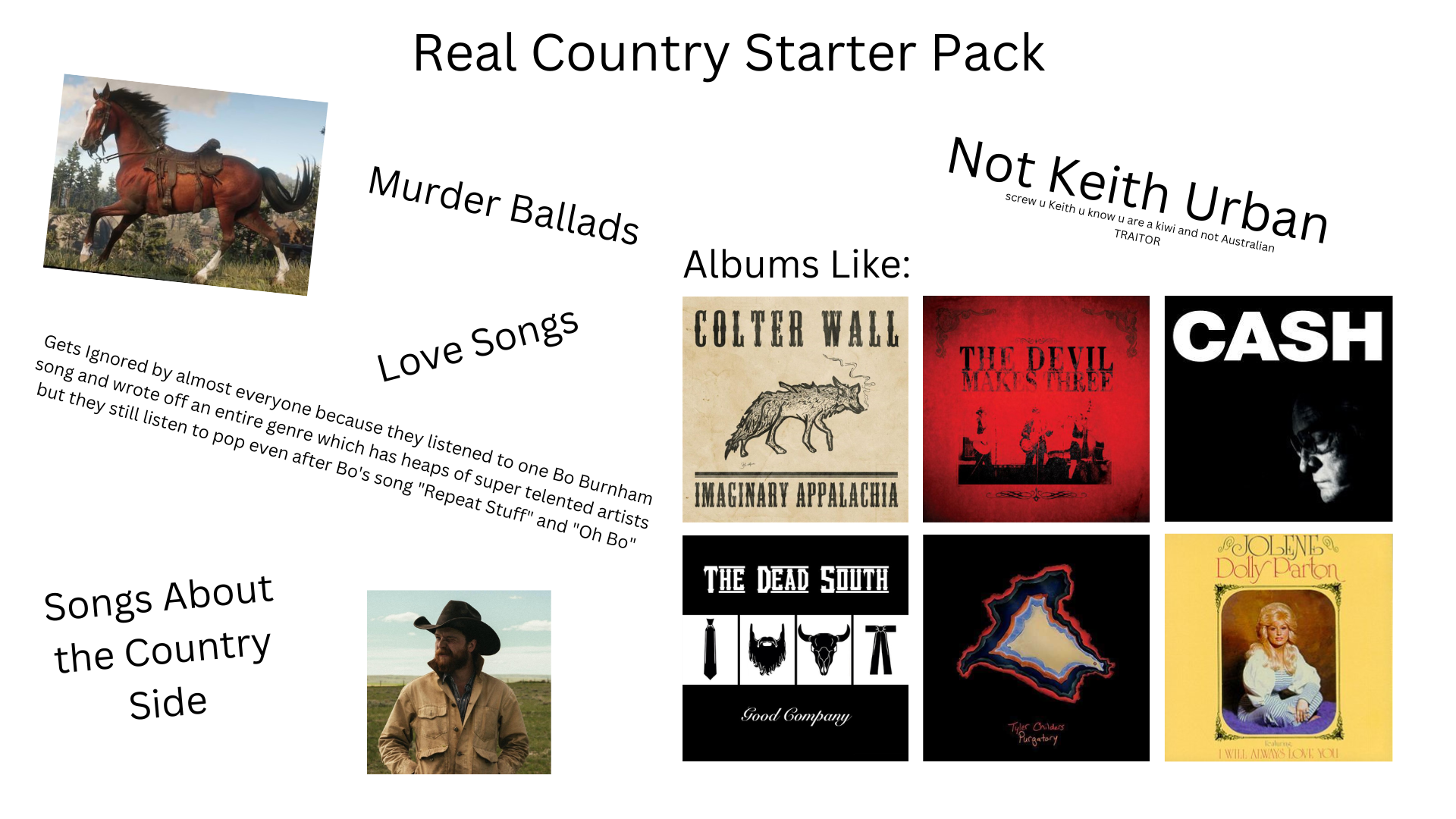 Real Country Music Starter Pack | /r/starterpacks | Starter Packs ...