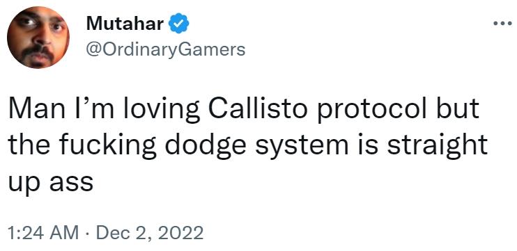 Man I’m loving Callisto protocol but the fucking dodge system is ...
