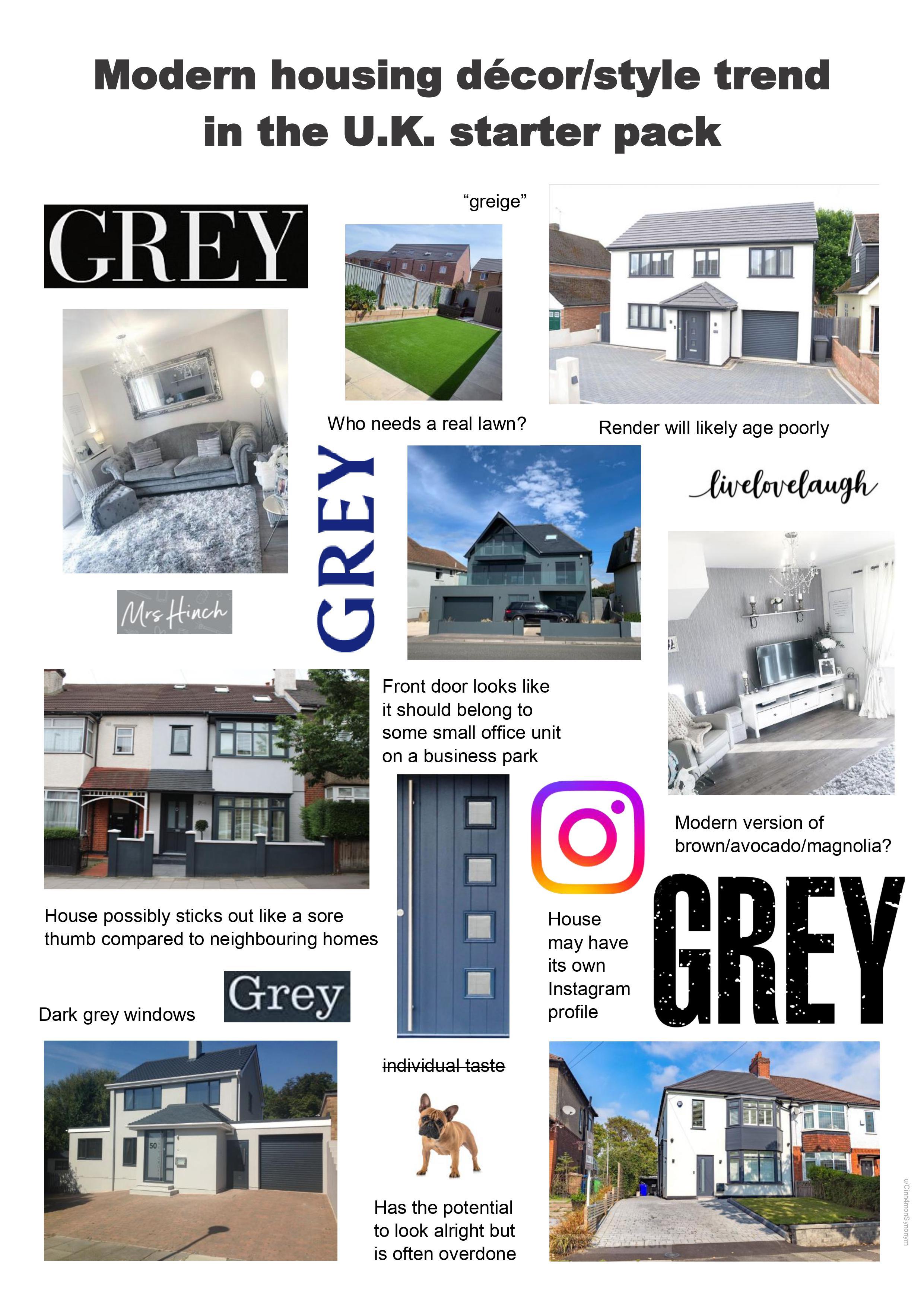 Modern home décor/style trend in the U.K. starter pack | /r ...