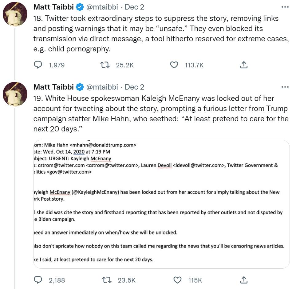 The Twitter Files (18-19) | Twitter Files | Know Your Meme