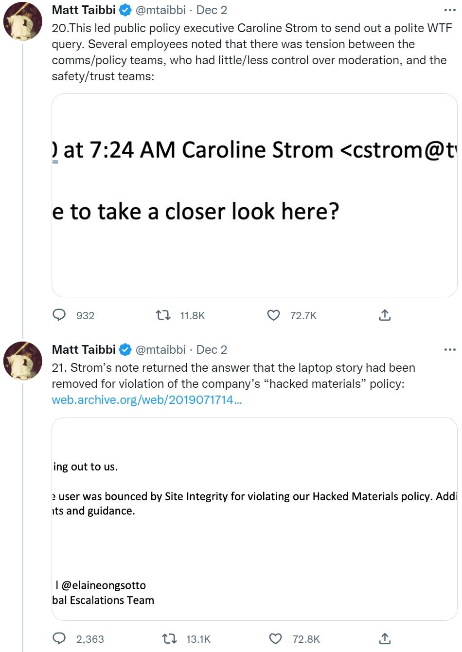 The Twitter Files (20-21) | Twitter Files | Know Your Meme