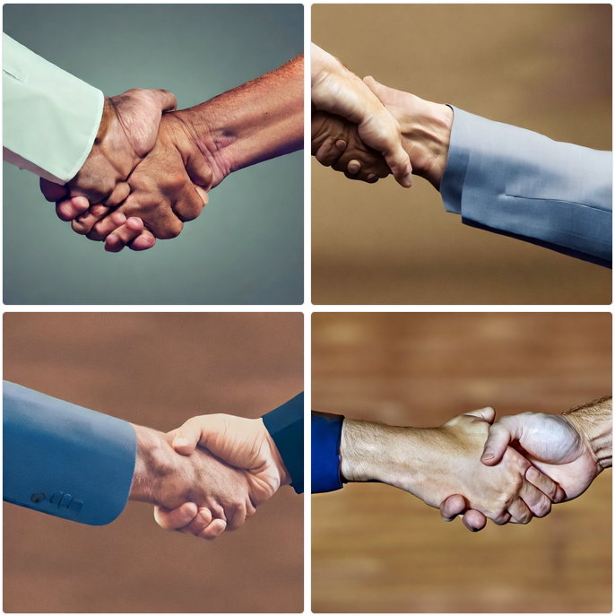 Handshake | Stable Diffusion | Know Your Meme
