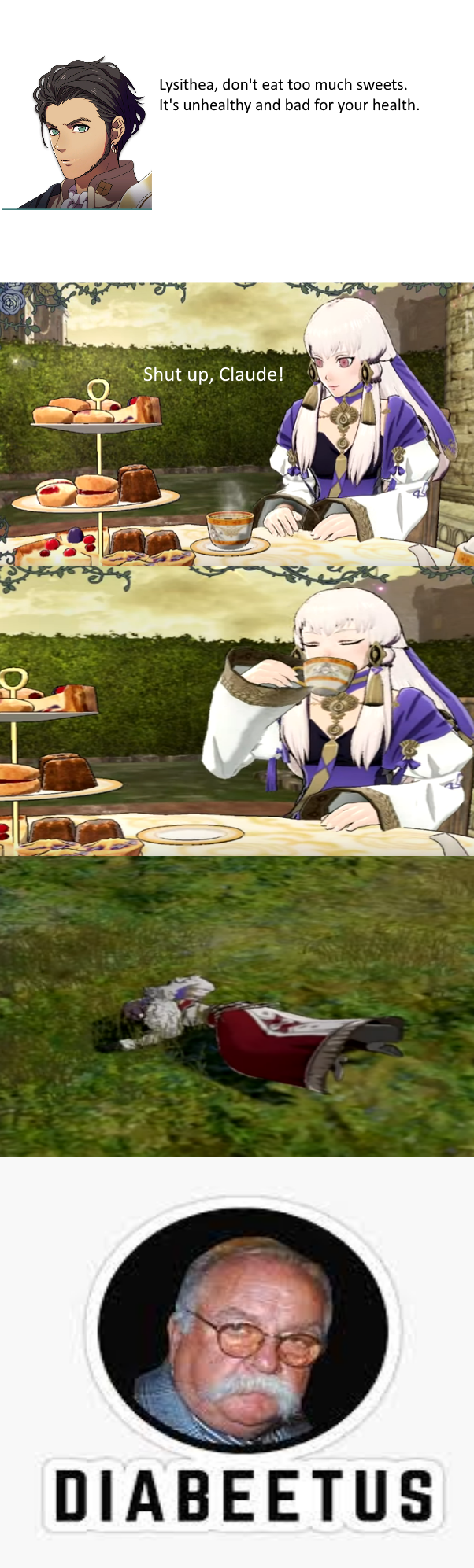Lysithea on Diabetes | Fire Emblem: Three Houses | Know Your Meme