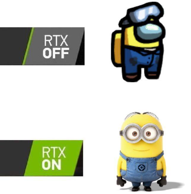 Among Us with RTX on | Things That Look Like Among Us Crewmates | Know ...