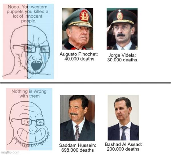 You should take a look at those cringy Pro-Saddam videos. | /r ...