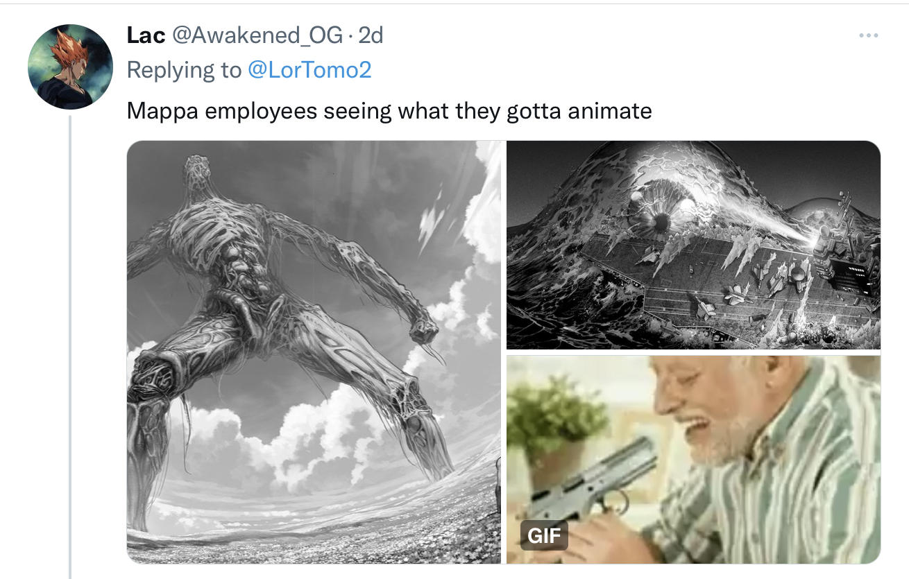MAPPA Employees Seeing What They ll Have To Animate Next Year MAPPA MAPPA Employees Seeing What They ll Have To Animate Next Year MAPPA