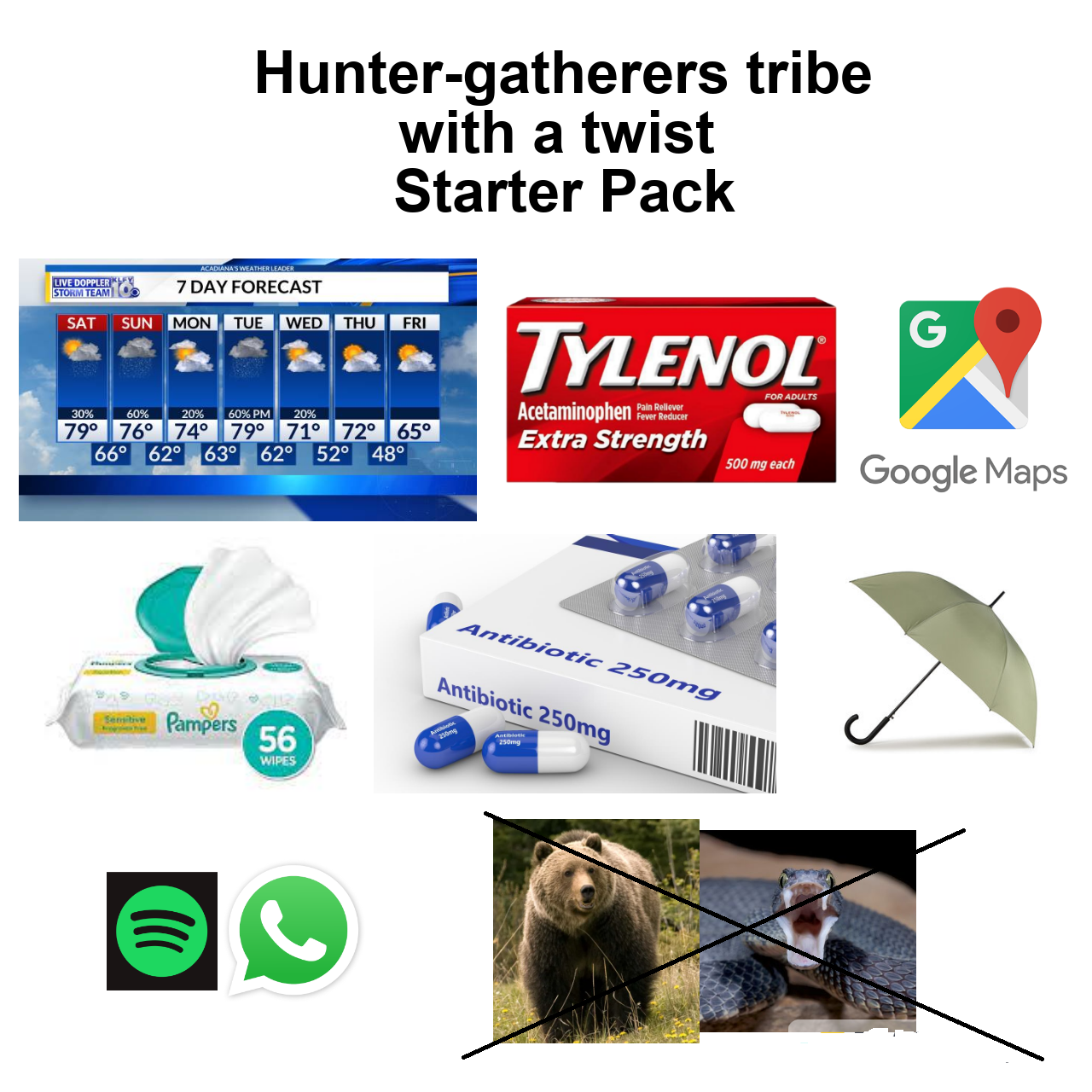 Hunter gatherers tribe with a twist Starter Pack | /r/starterpacks ...